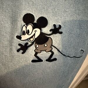 Disney | Jeans | Disney Blue Ankle Cropped Jeans With Mickey Mouse ...